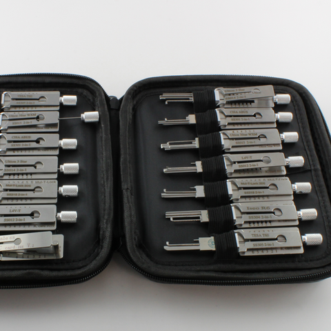 LISHI Lock Picks Heavy Duty Magnetic lock Pick Case