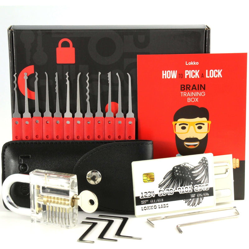 DIAMOND Lock Picking Kit - Lock Picks, Clear Practice Lock, Spy Kit, B ...