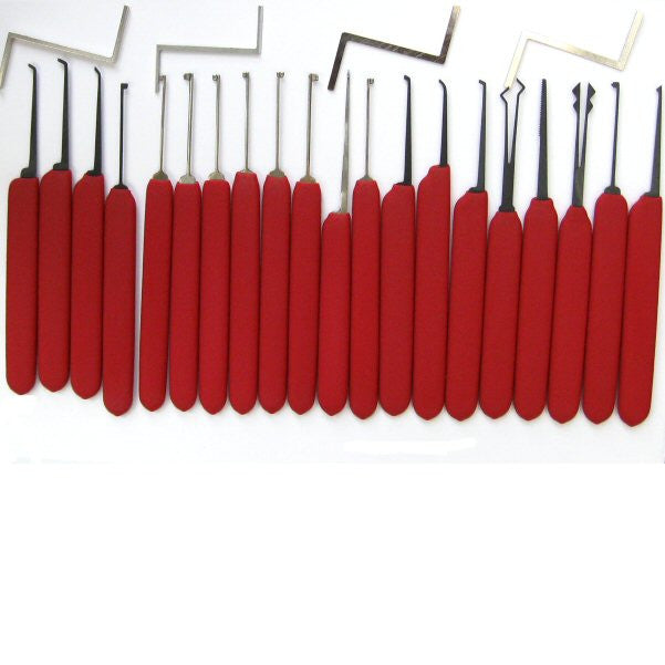 HUK Red Tiger 24pc DIMPLE PLUS pick set – UKBumpKeys