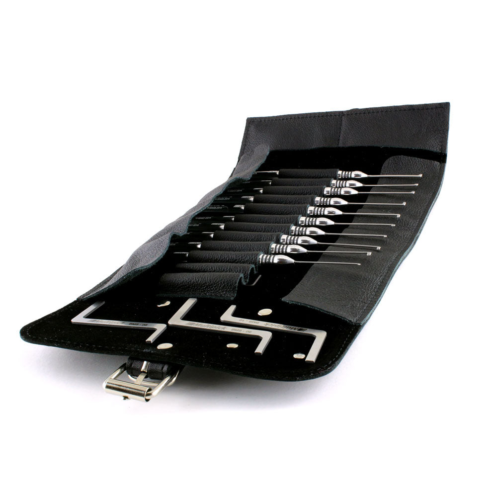Multipick ELITE G-Pro Dimple Lock Pick Set with Leather Wallet