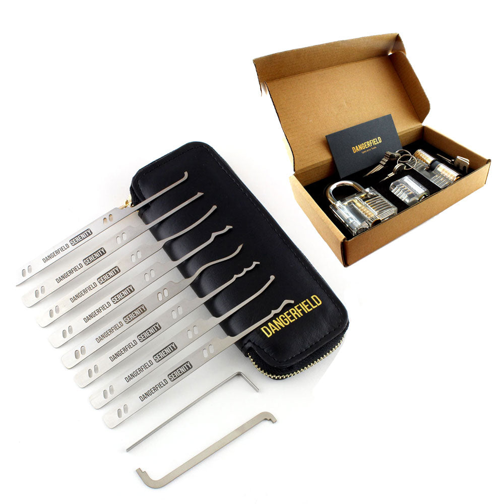 Dangerfield Serenity Beginners Lock Pick Set + Leather Wallet