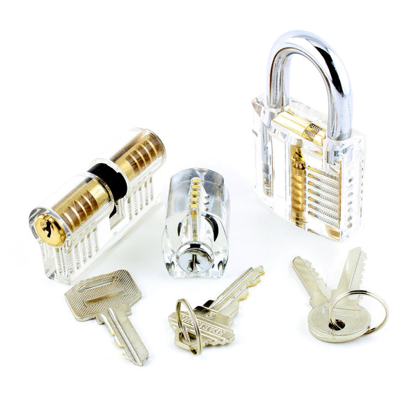 Dangerfield Training Box of 3 Practice Locks - for Improving Lock Pick