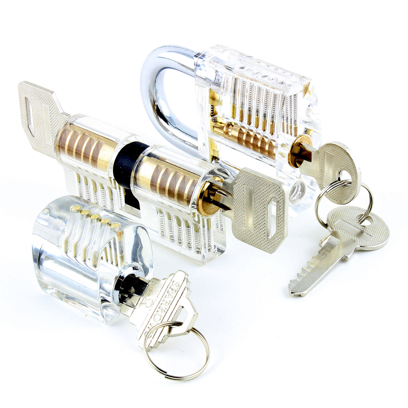 Dangerfield Training Box of 3 Practice Locks for Improving Lock Pick UKBumpKeys