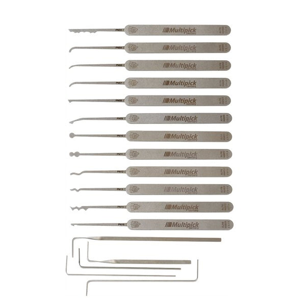 Multipick ELITE 17 Piece Professional Lock Pick Set + Case
