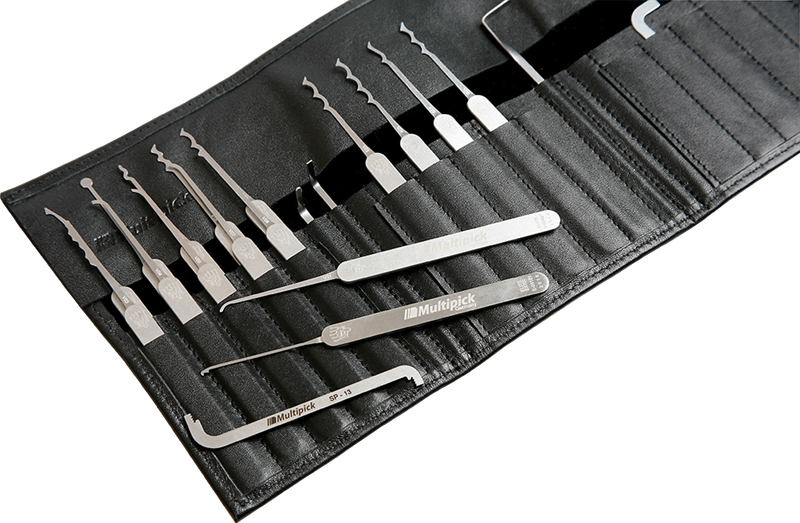 Multipick ELITE 23 Slim Lock Pick Set - 0.015inch