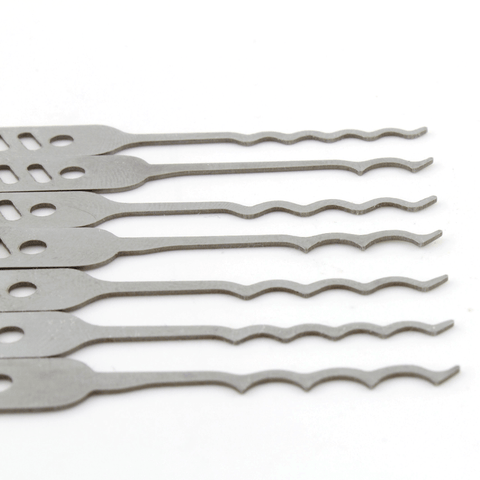 Dangerfield Nano SLIMLINE Covert Lock Pick Rake set - 0.6mm + Leather